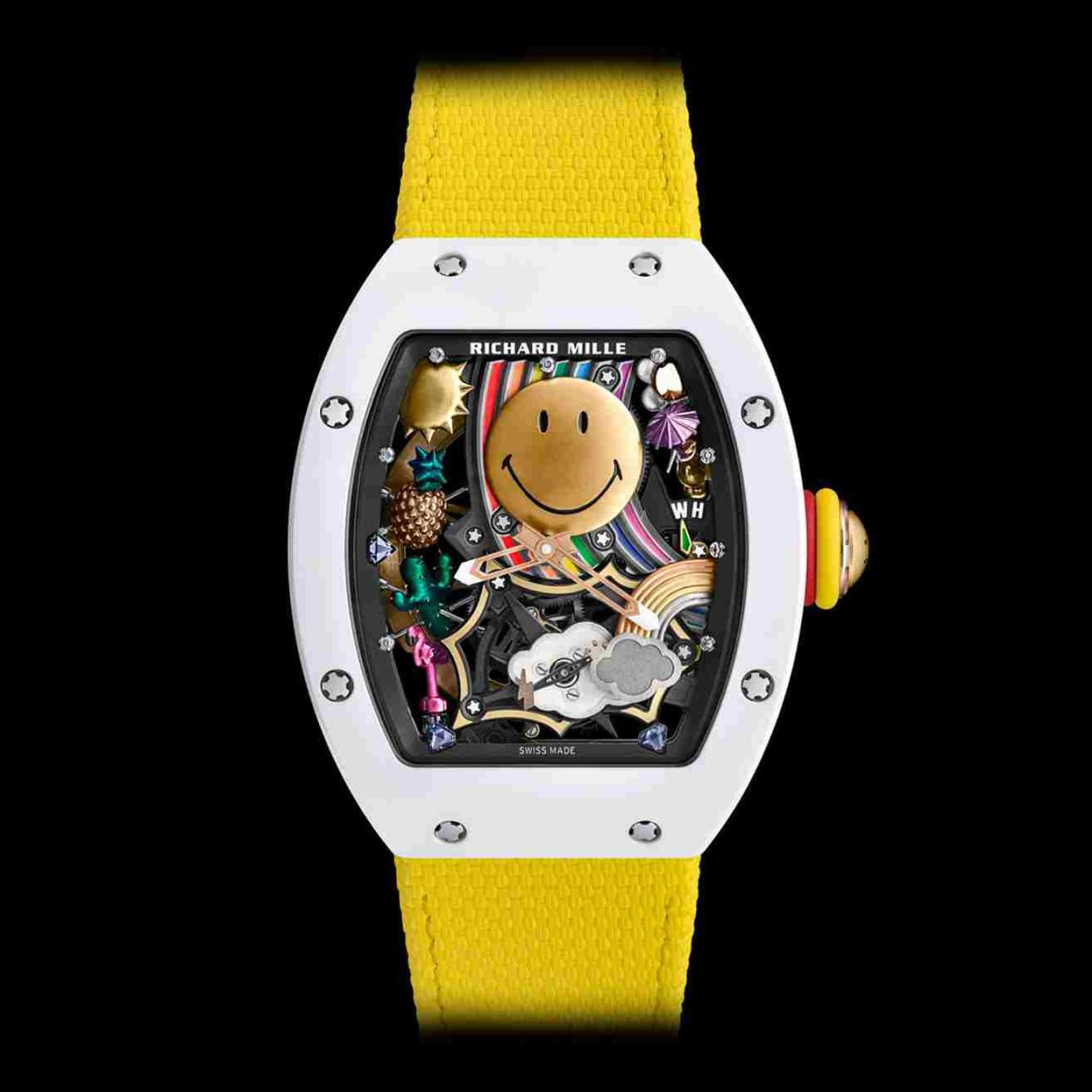 Richard Mille RM 88 Automatic Tourbillon Smiley Dengan Simbol Senyum ...