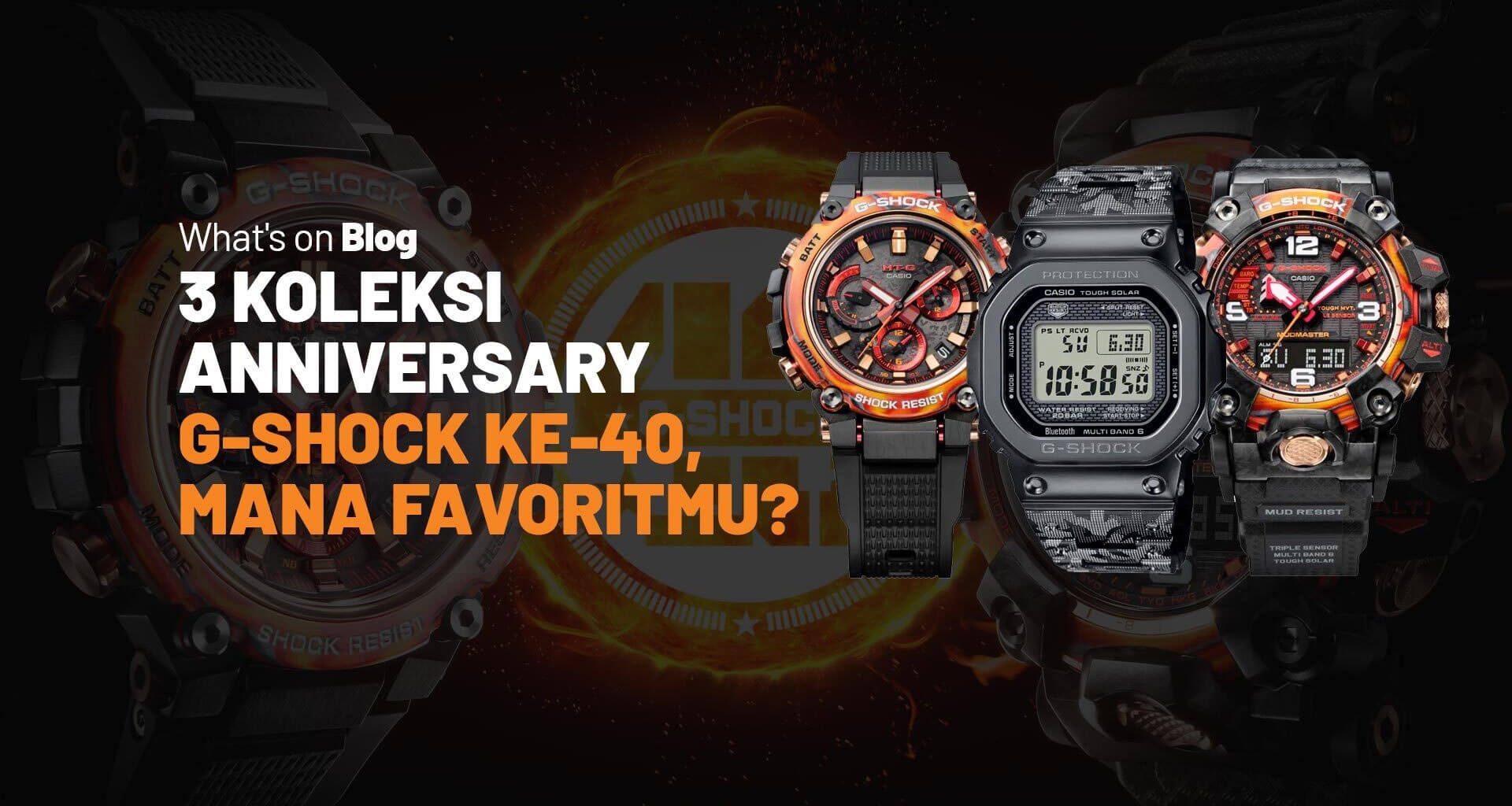 G-Shock Akan Meluncurkan 3 Jam Tangan Terbaru Saat 40th Anniversary ...