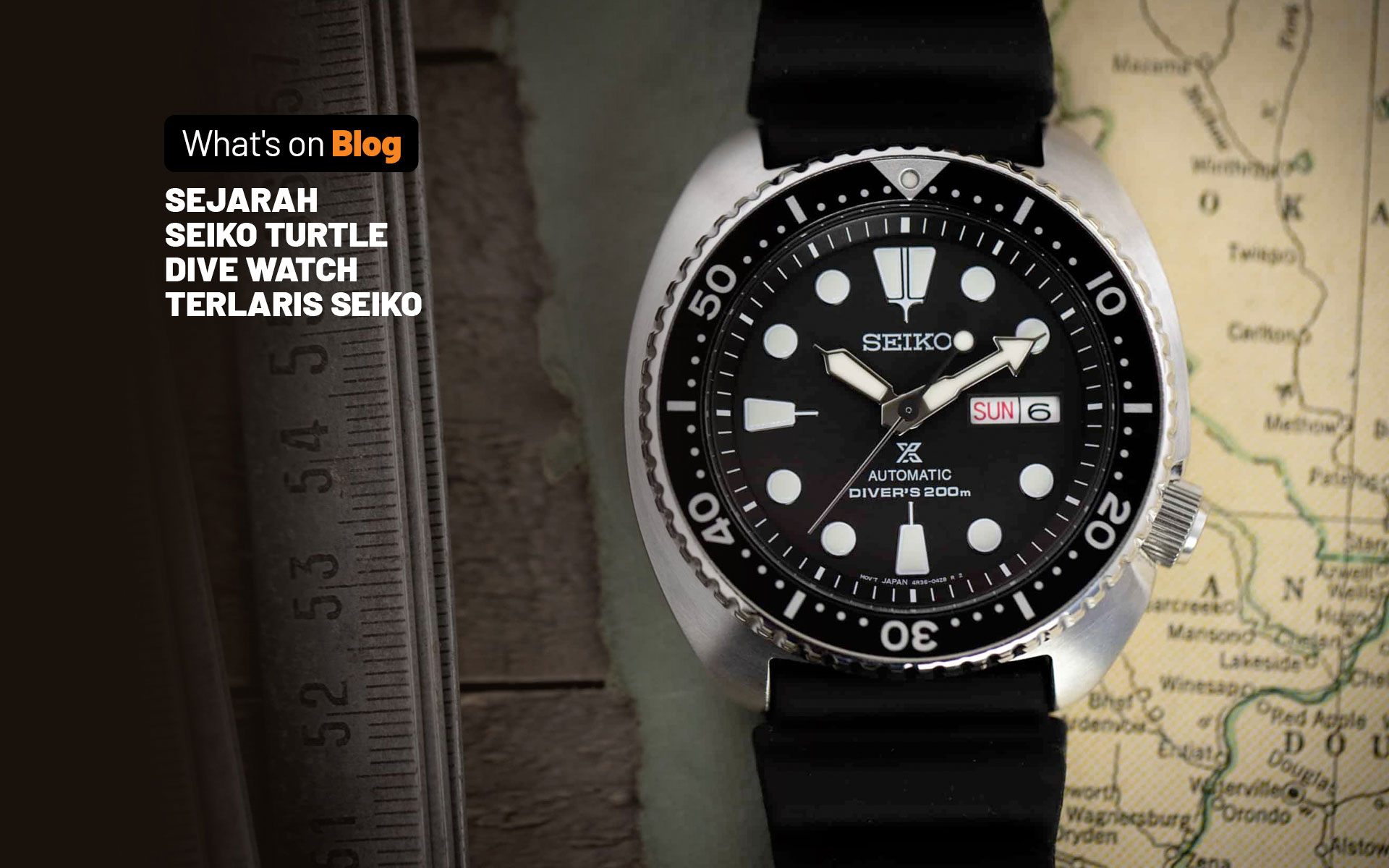 Sejarah Seiko Turtle, Dive Watch Terlaris Seiko - Blog Jamtangan.com
