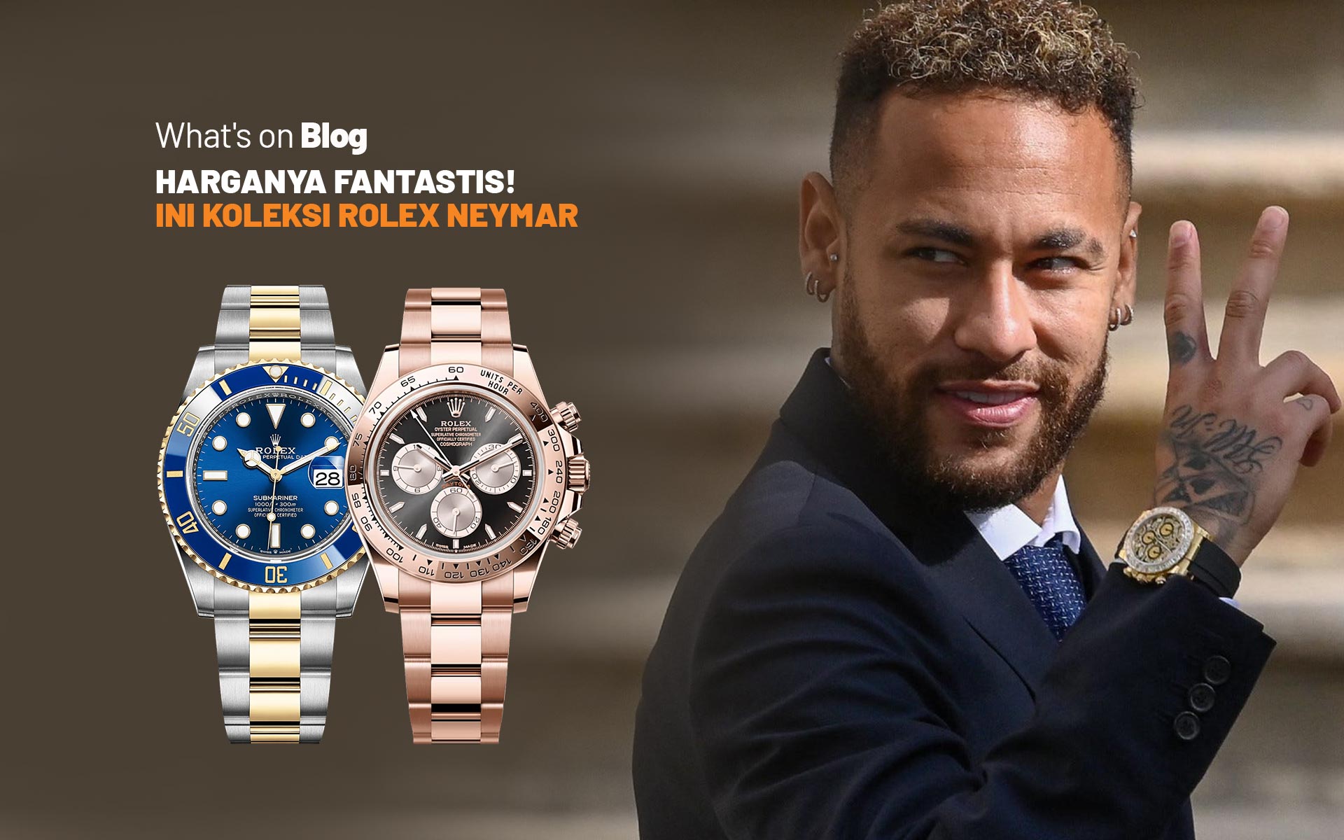 Deretan Koleksi Jam Tangan Neymar, Bertabur Berlian hingga Berbalut ...