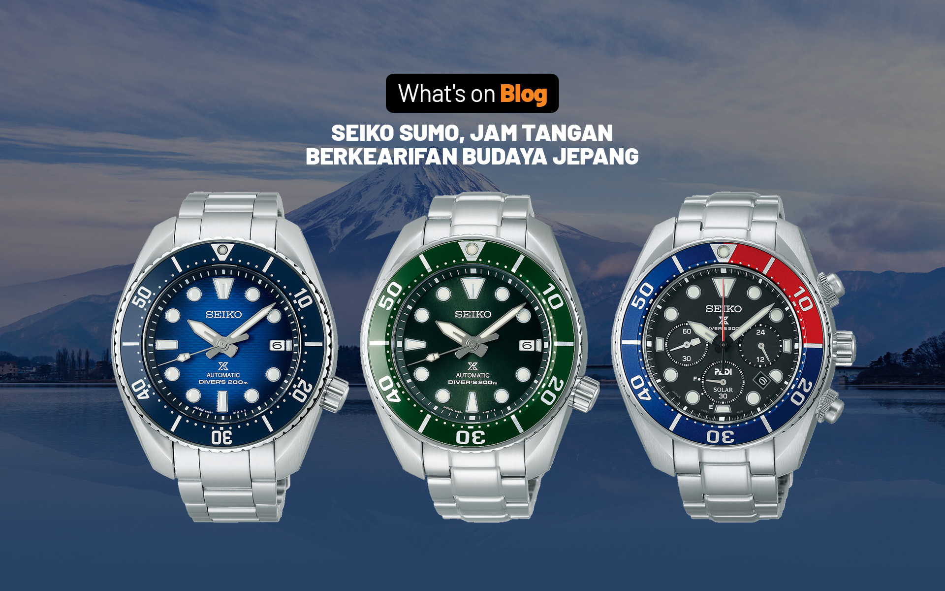Seiko Sumo, Dive Watch Dengan Kearifan Budaya Jepang - Blog Jamtangan.com