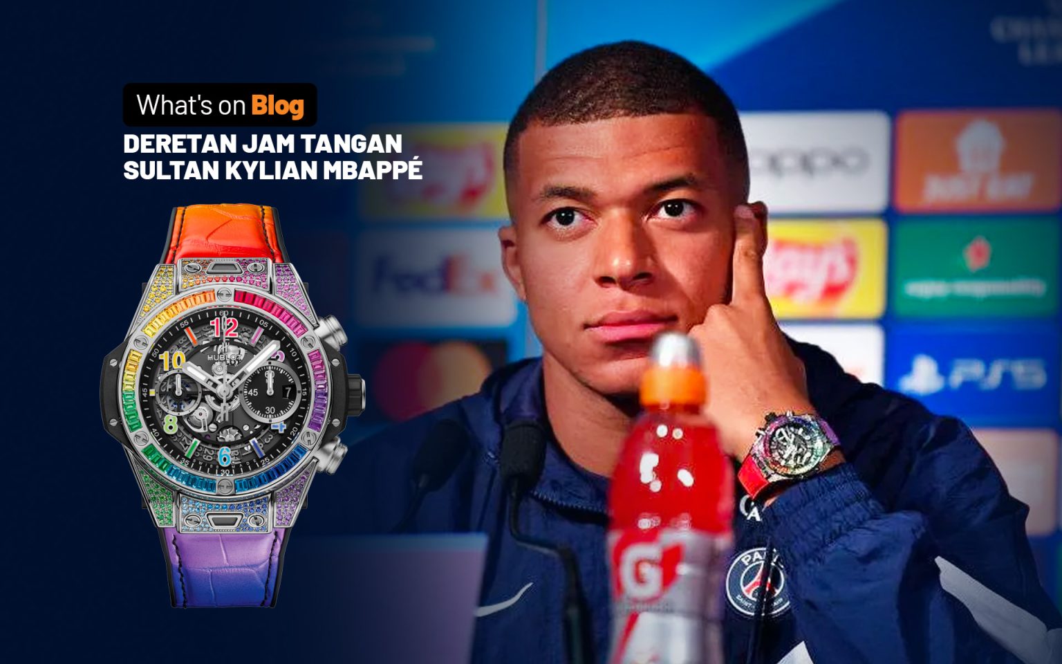 Koleksi Jam Tangan Kylian Mbappé, Mulai dari Tampilan Rainbow hingga ...
