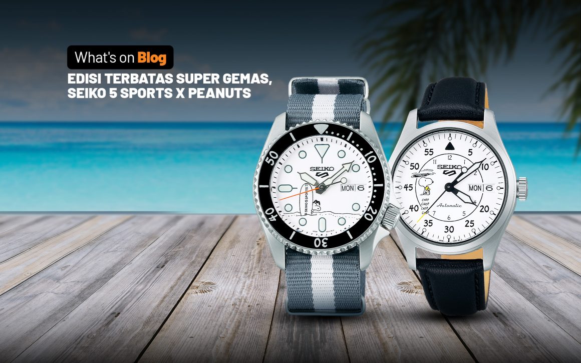 Kolaborasi Tergemas Tahun Ini, Seiko 5 Sports x Peanuts Limited Edition ...