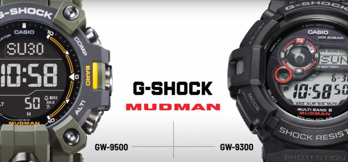 Lihat Lebih Dekat G-Shock Mudman GW-9500, Case Tipis Fitur Lengkap ...