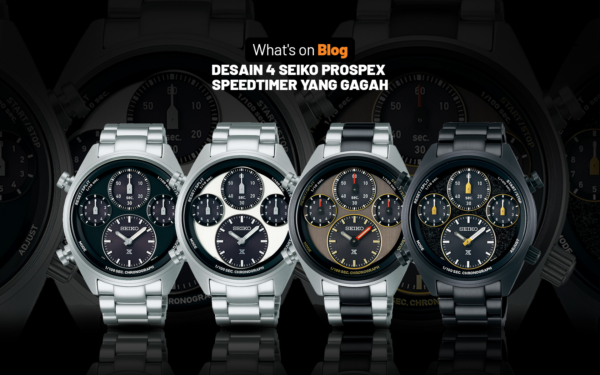Seiko Perkenalkan 4 Seri Terbaru dari Prospex Speedtimer dengan Desain ...