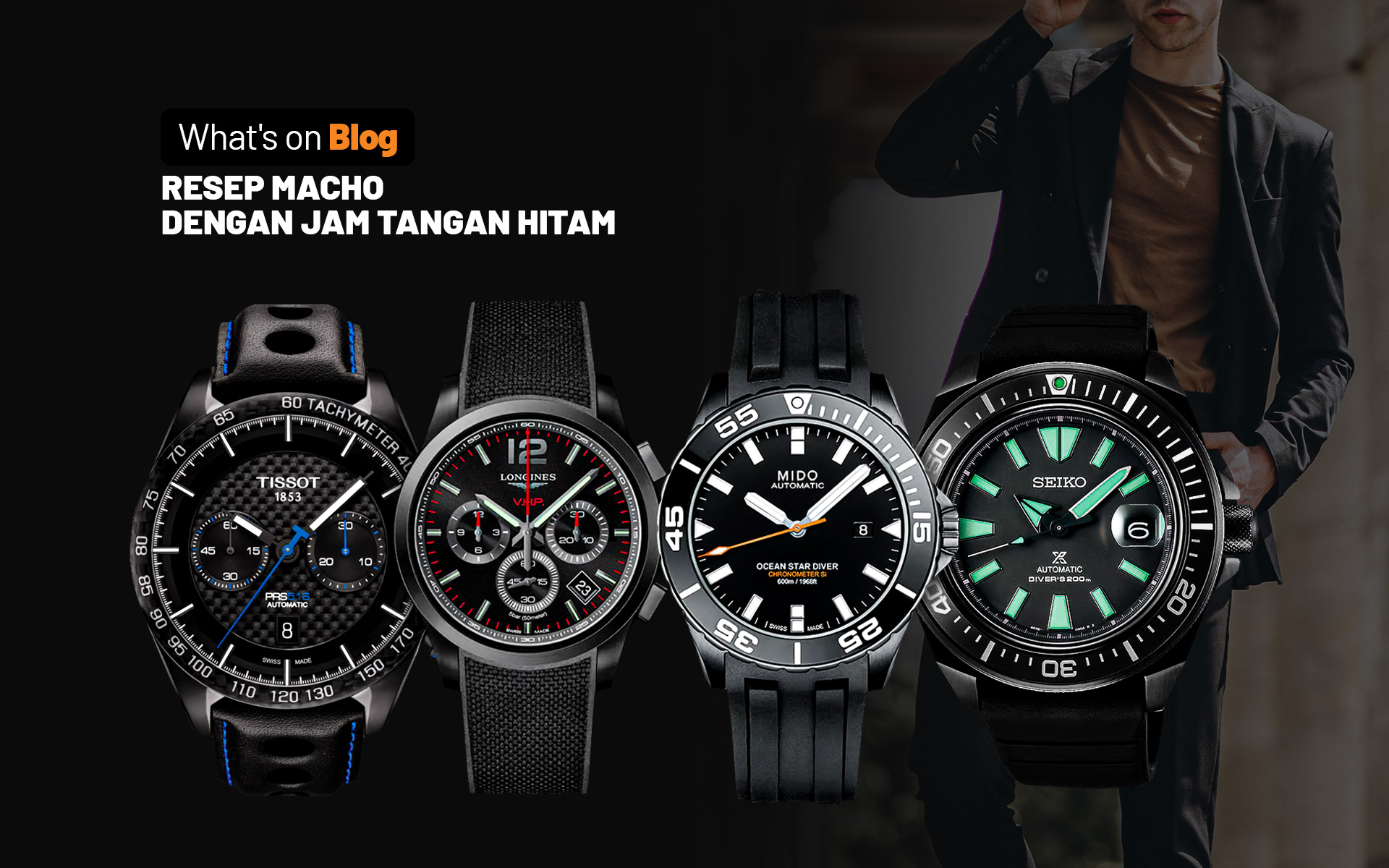 Pakai Jam Tangan Hitam Ini, Dijamin Kadar Kegagahanmu Nambah! - Blog ...