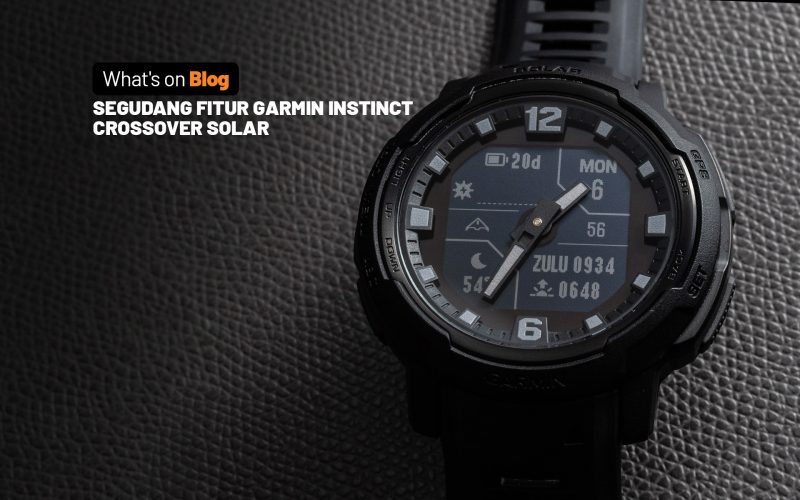 Garmin Instinct Crossover Solar Tactical Smartwatch Hadir dengan ...