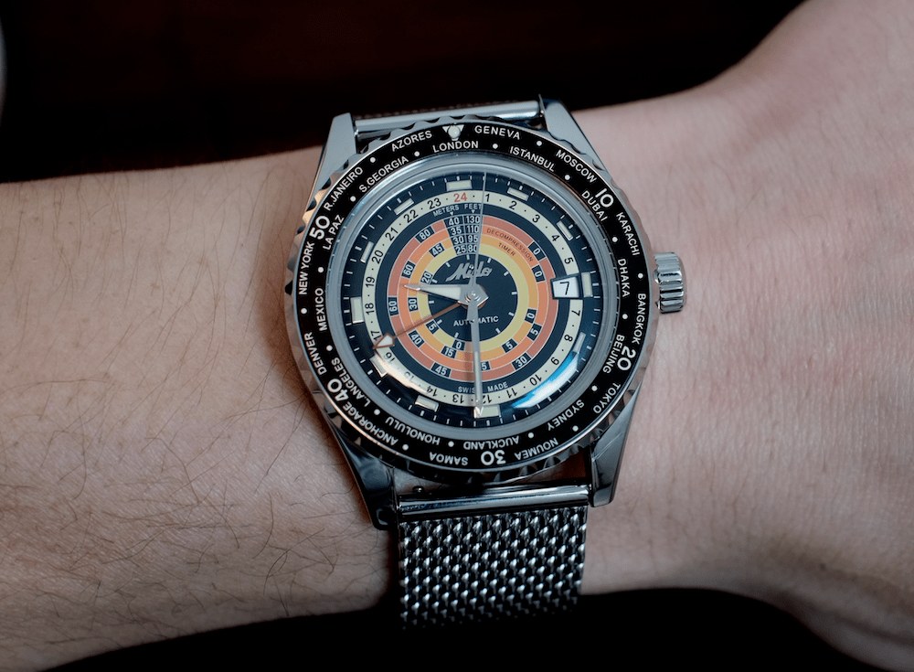 Cek Spek Mido Ocean Star Decompression Worldtimer dengan Fungsi GMT dan ...