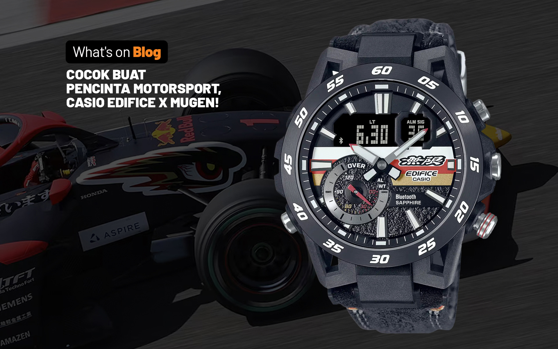 Pencinta Motorsport Wajib Merapat, Casio Edifice Gandeng MUGEN Tuk ...