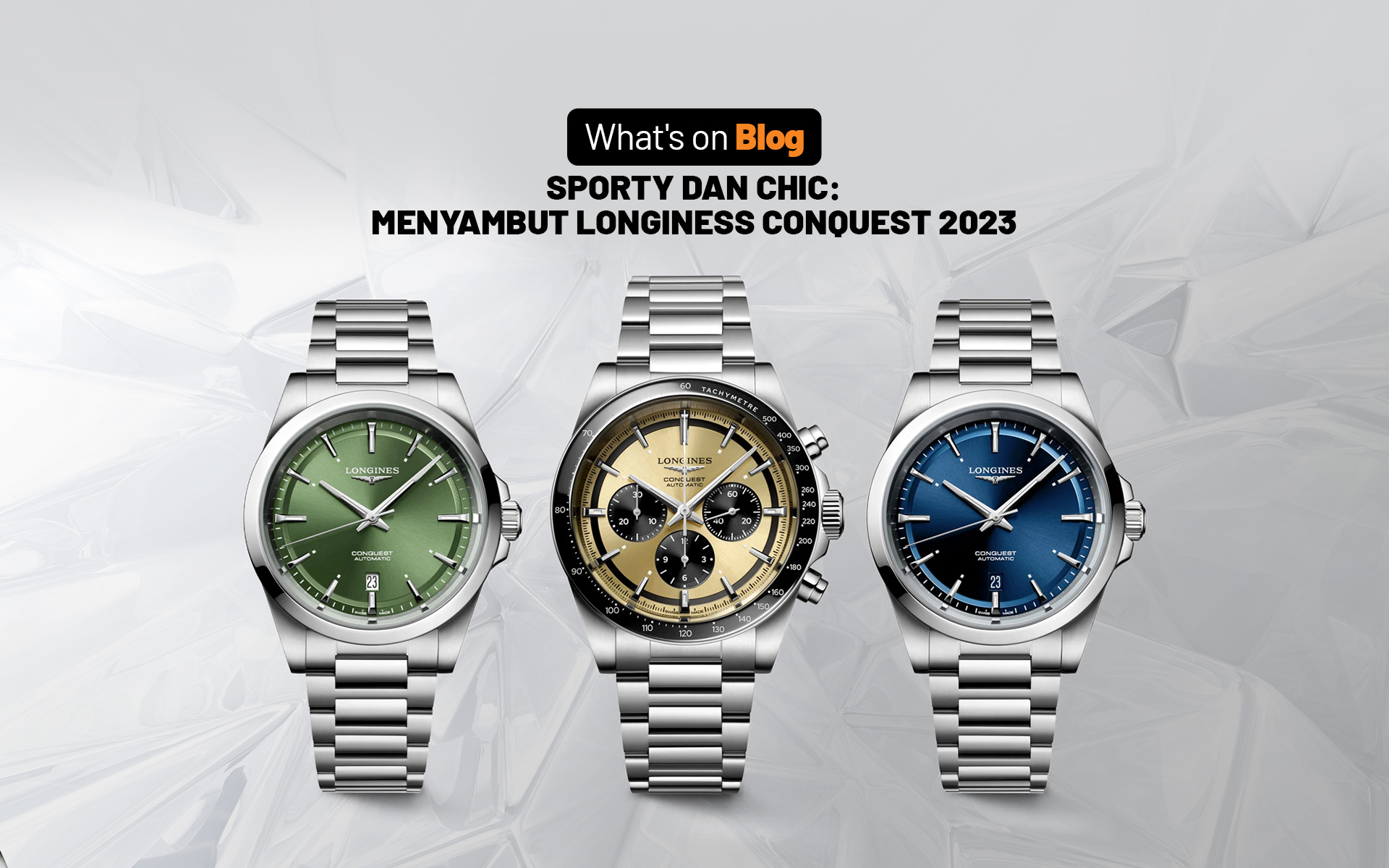 Longines Conquest 2023 yang Sporty-Chic, Terinspirasi Desain dari 1954 - Blog Jamtangan.com