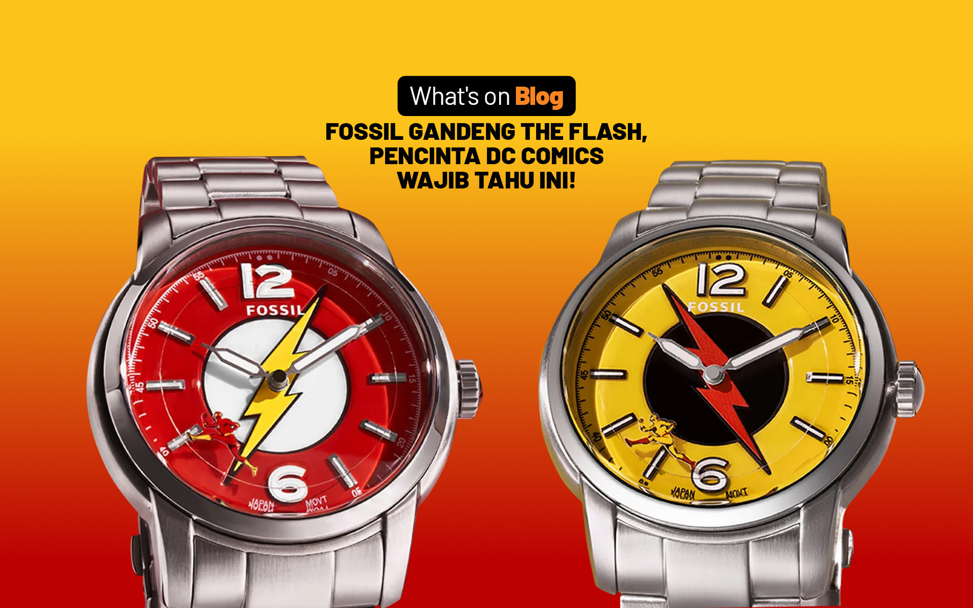The Flash x Fossil Limited Edition yang Wajib Diburu Pencinta DC Comics ...