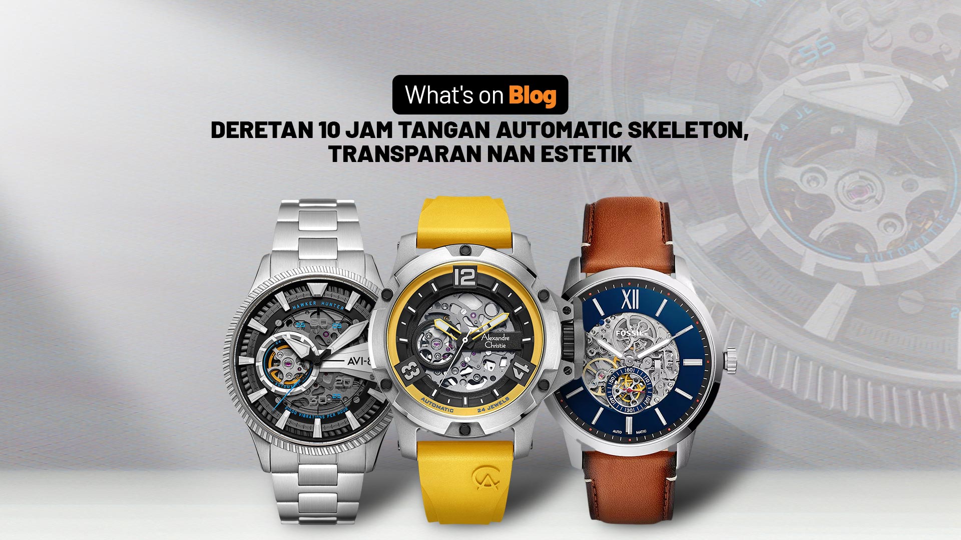10 Rekomendasi Jam Tangan Automatic Skeleton: Estetik di Tangan ...