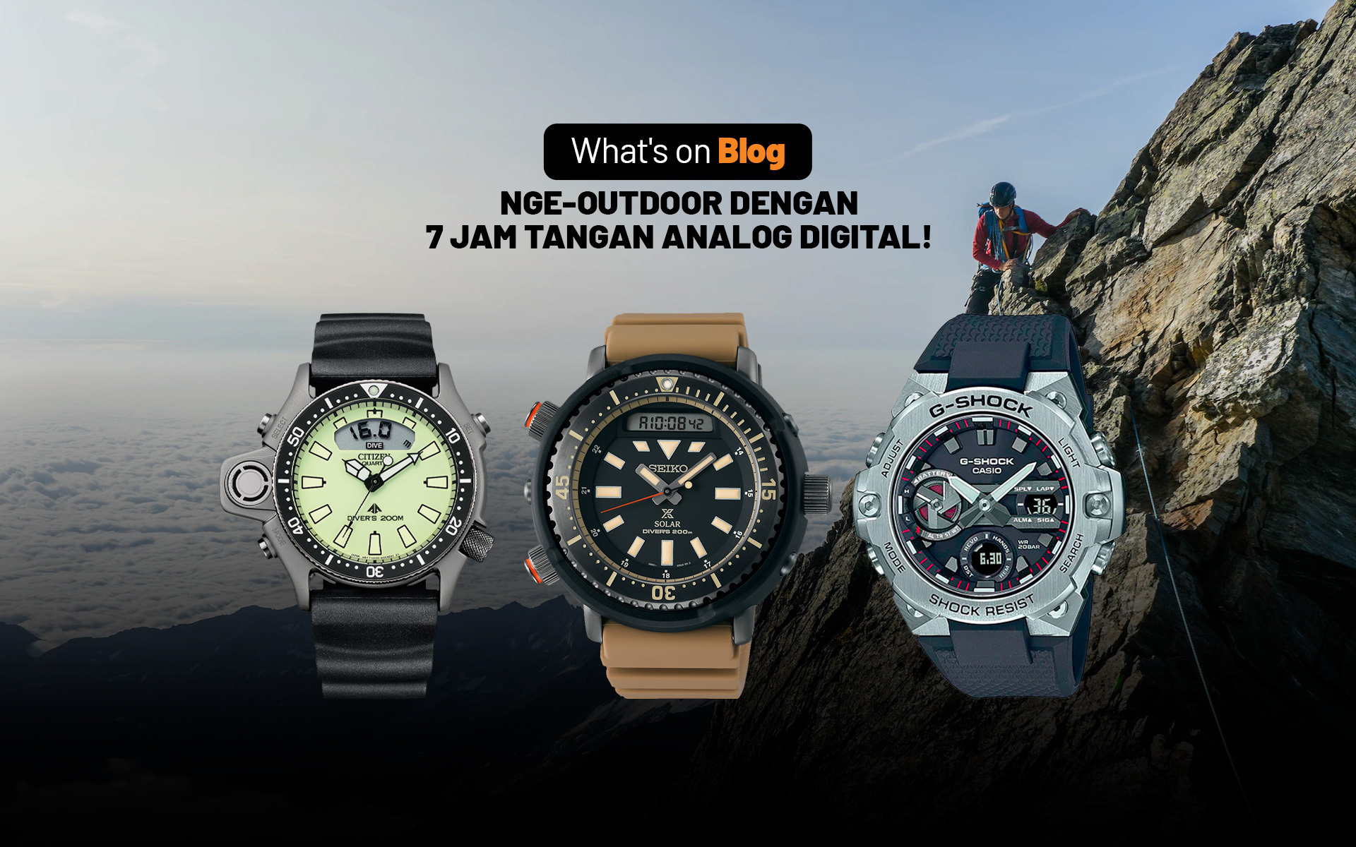 Berani Petakilan Pakai 7 Jam Tangan Analog Digital Outdoor Ini - Blog Jamtangan.com