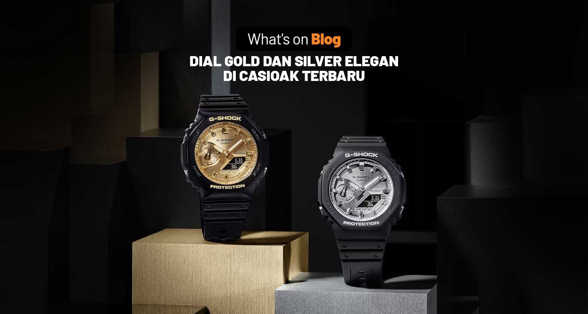 Dua Model Baru GA-2100 CasiOak dengan Dial Gold dan Silver yang Elegan ...