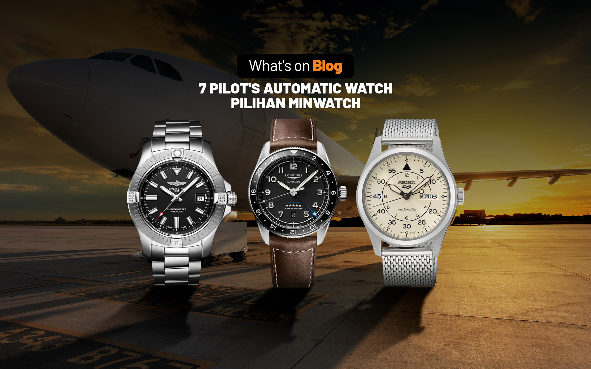 Deretan 7 Jam Tangan Pilot Automatic Mulai dari 2 Jutaan - Blog Jamtangan.com