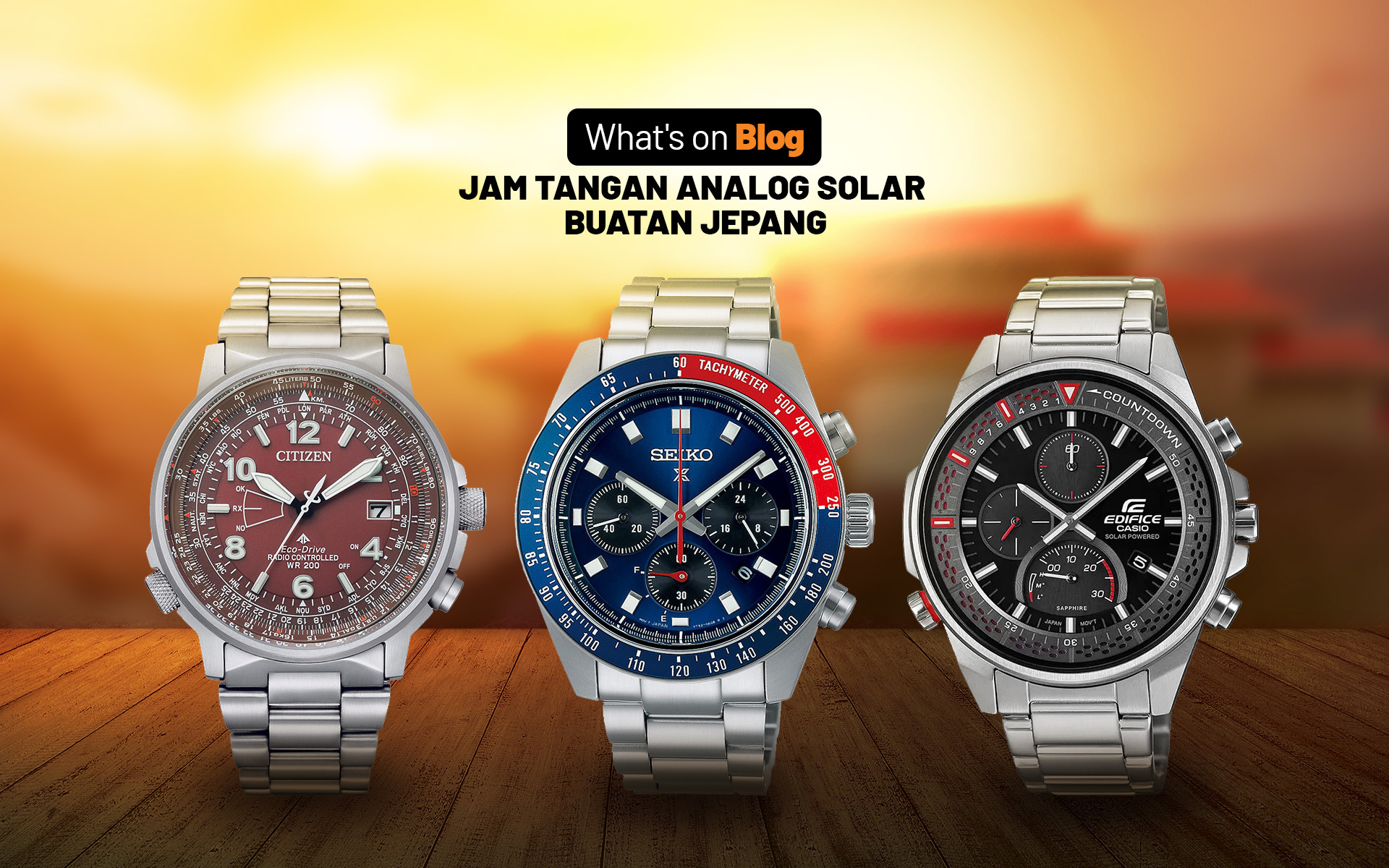 Rekomendasi 7 Jam Tangan Analog Solar dari Brand Jepang - Blog Jamtangan.com