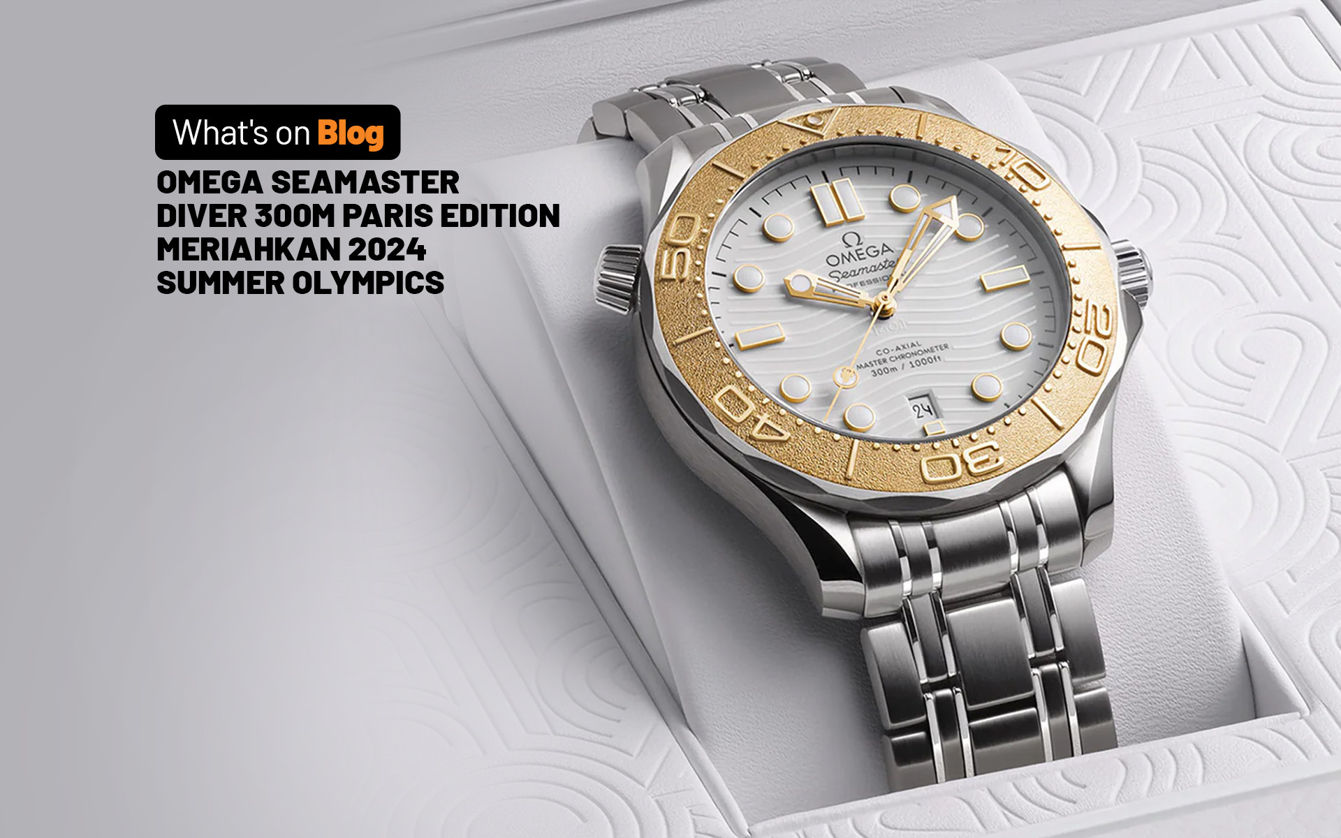 Omega Seamaster Diver 300M Paris Edition Dirilis Saat Olimpiade Musim ...