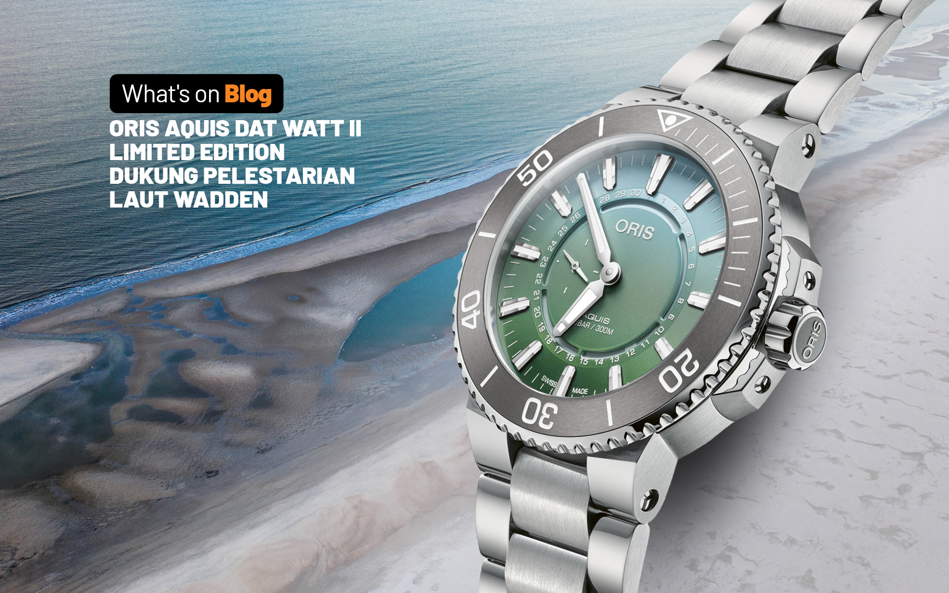 Oris Aquis Dat Watt Limited Edition II Dukung Pelestarian Laut Wadden ...