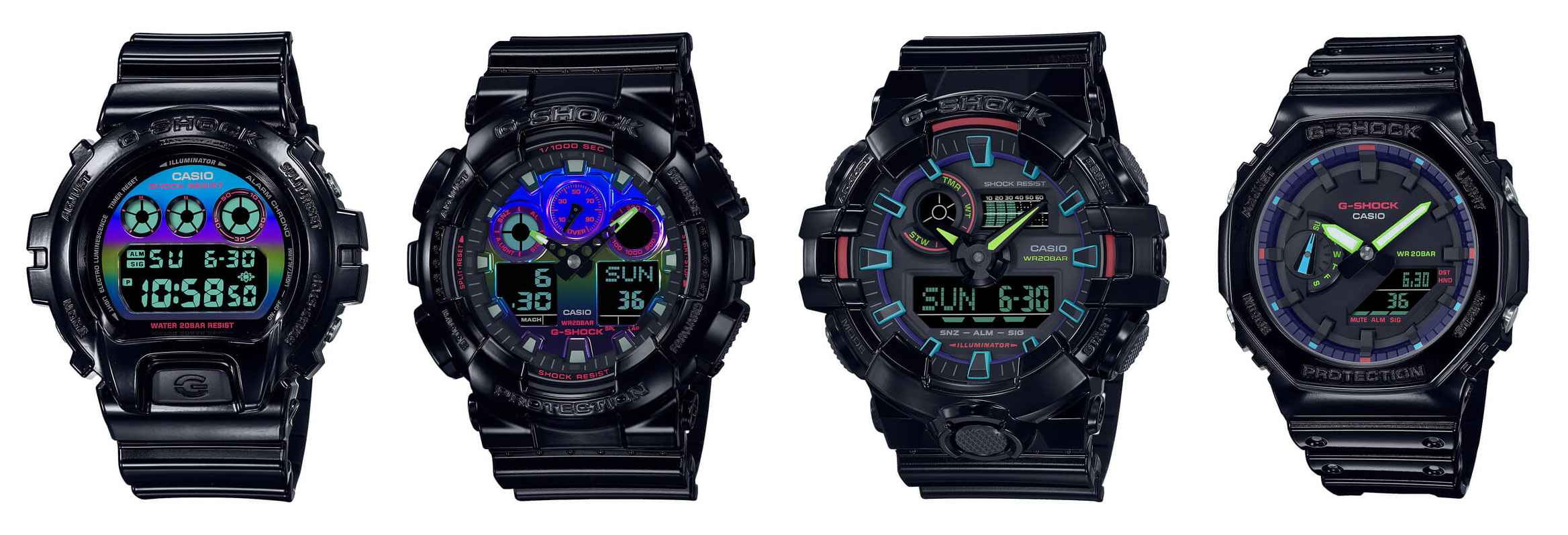 G-Shock Virtual Rainbow Series Sudah Mendarat di Jamtangan.com, Simak ...