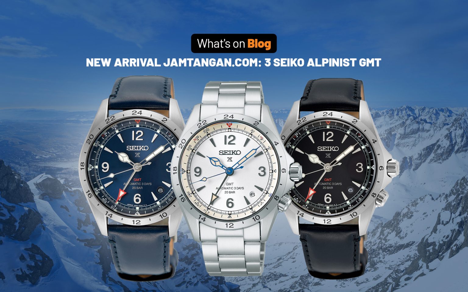 Seiko Alpinist GMT Ready di Jamtangan.com, Intip Ulasan Lengkapnya ...