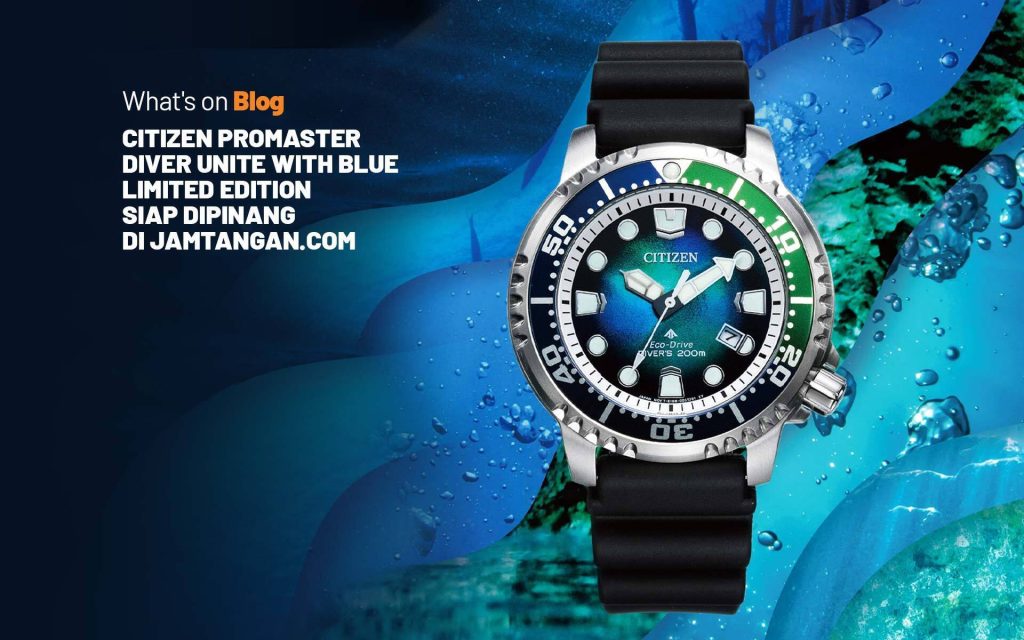 Citizen Promaster Diver Unite with Blue BN0166-01L Limited Edition Siap ...