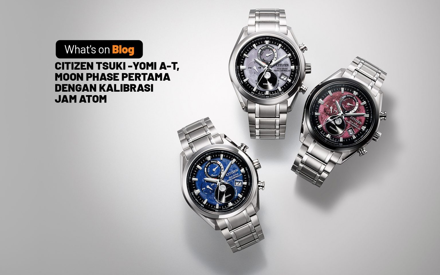 Citizen Tsuki-yomi A-T, Moon Phase Pertama dengan Kalibrasi Jam Atom ...