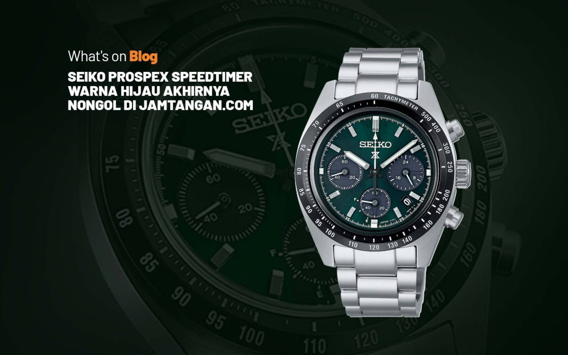 Seiko Prospex Speedtimer Dial Warna Hijau Akhirnya Nongol di Jamtangan.com - Blog Jamtangan.com