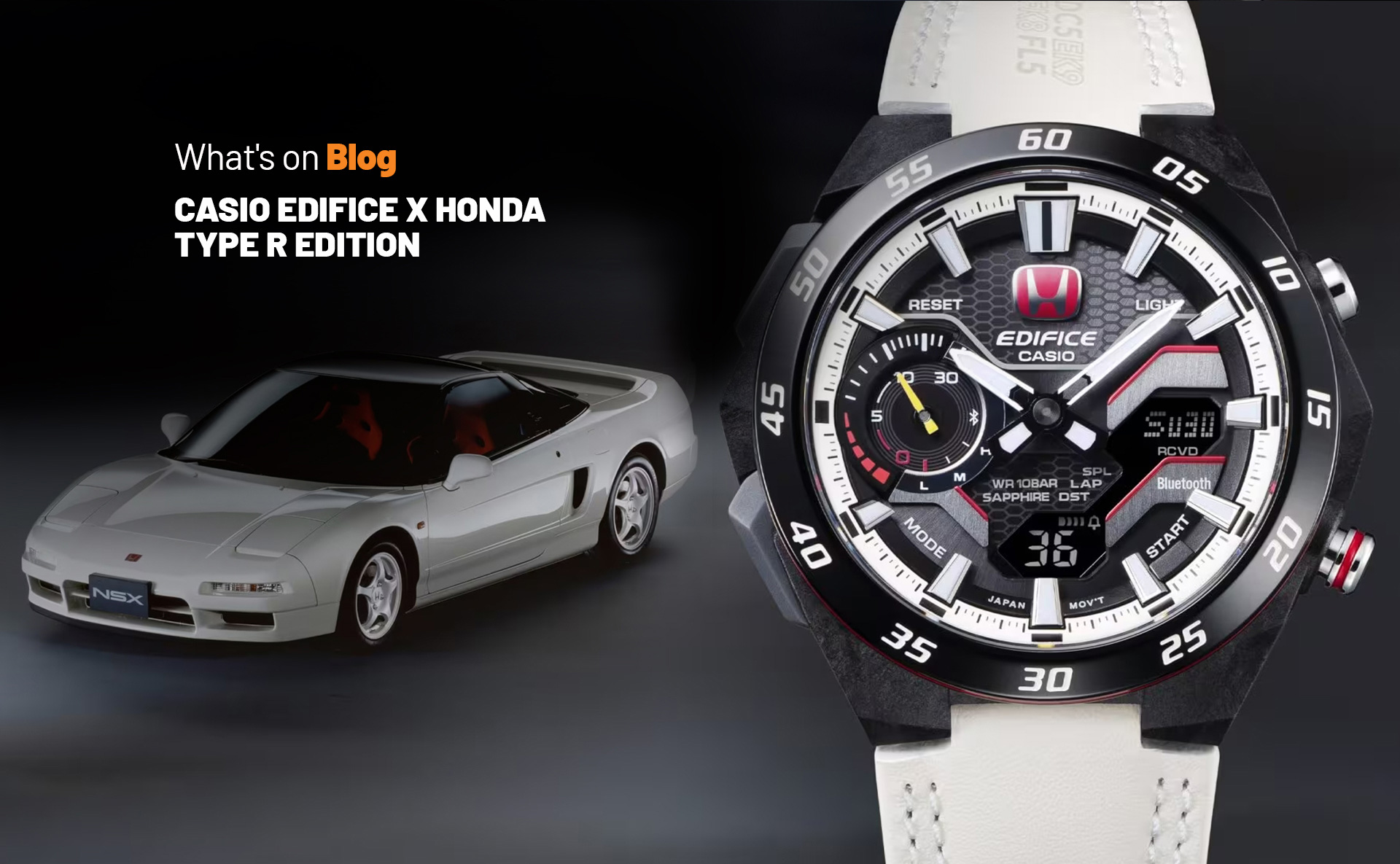 Terinspirasi Sports Car: Casio Edifice X Honda Type R Edition ECB-2200HTR - Blog Jamtangan.com