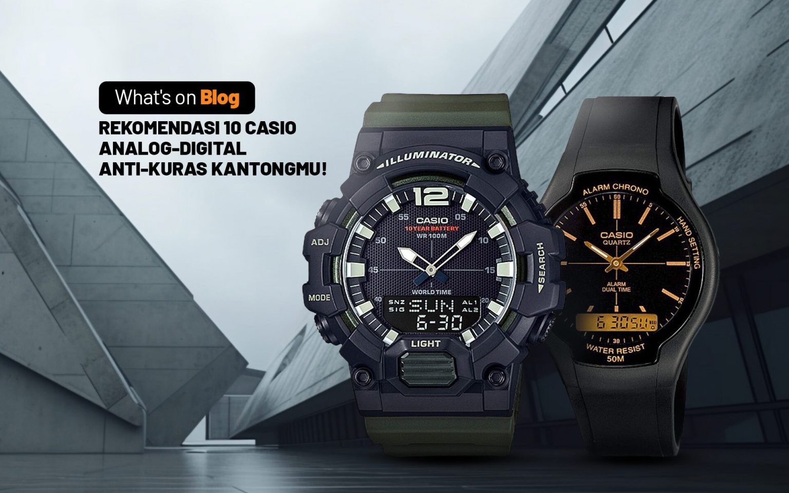 Tampil Stylish dengan 10 Casio Analog Digital Terjangkau - Blog Jamtangan.com