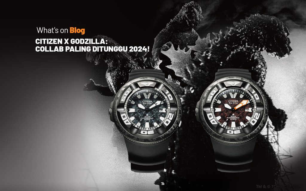 Citizen Promaster Marine x Godzilla Limited Edition Dirilis Tahun 2024 ...