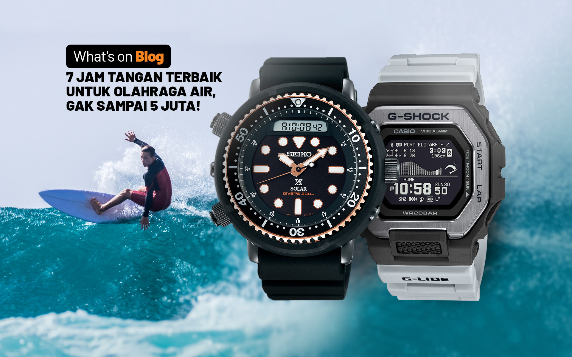 7 Jam Tangan Terbaik Untuk Olahraga Air Under 5 Juta - Blog Jamtangan.com