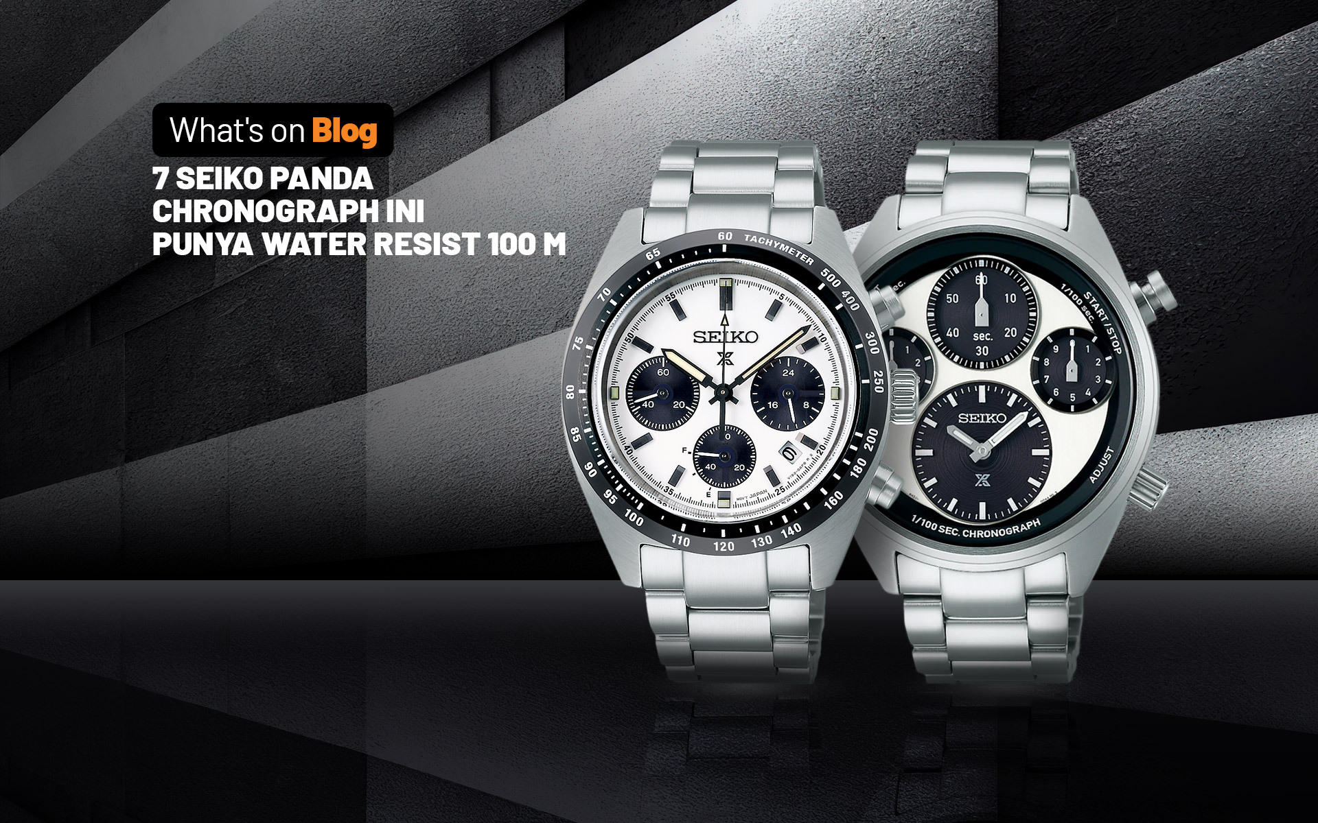 Persiapan Musim Hujan, Pakai 7 Jam Tangan Seiko Panda Chronograph 100m ...