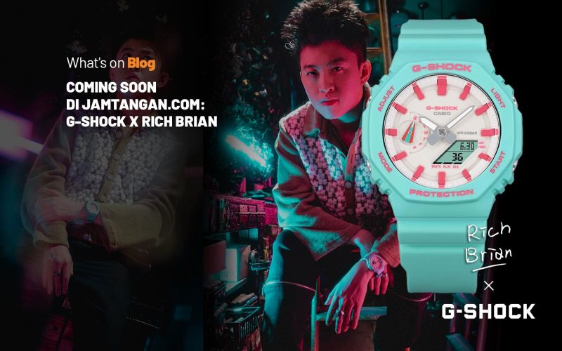 Segera Hadir di Jamtangan.com, G-Shock x Rich Brian GA-2100RB-3A - Blog Jamtangan.com