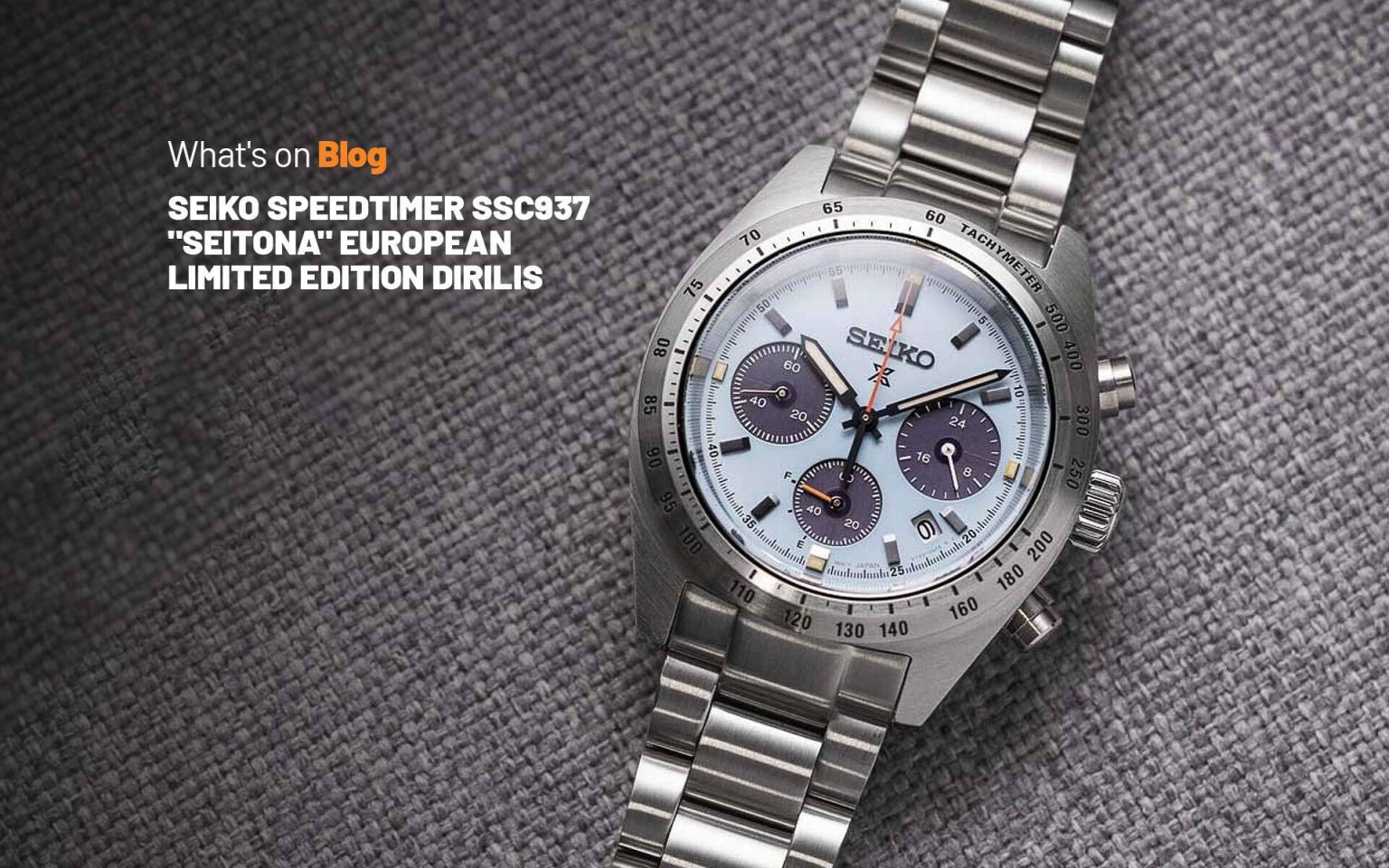 Dirilis Terbatas di Eropa: Seiko Prospex Speedtimer SSC937 “SeiTona ...