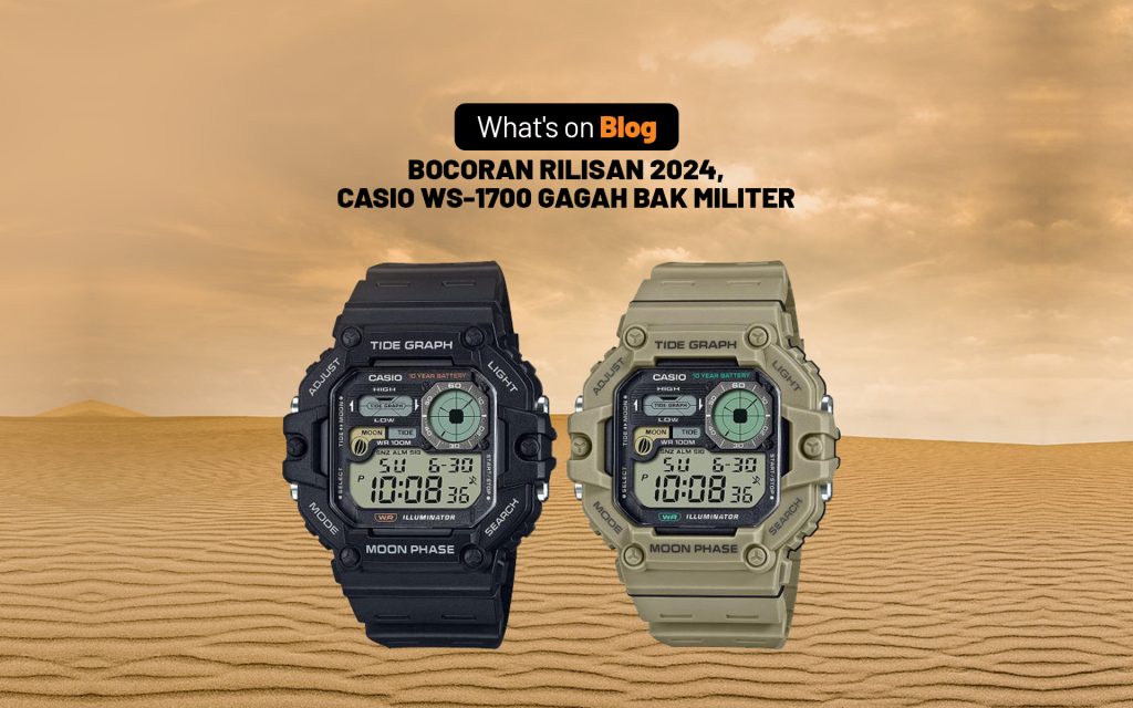 Bocoran Rilisan 2024, Casio WS-1700 Gagah dan Bernuansa Military - Blog ...