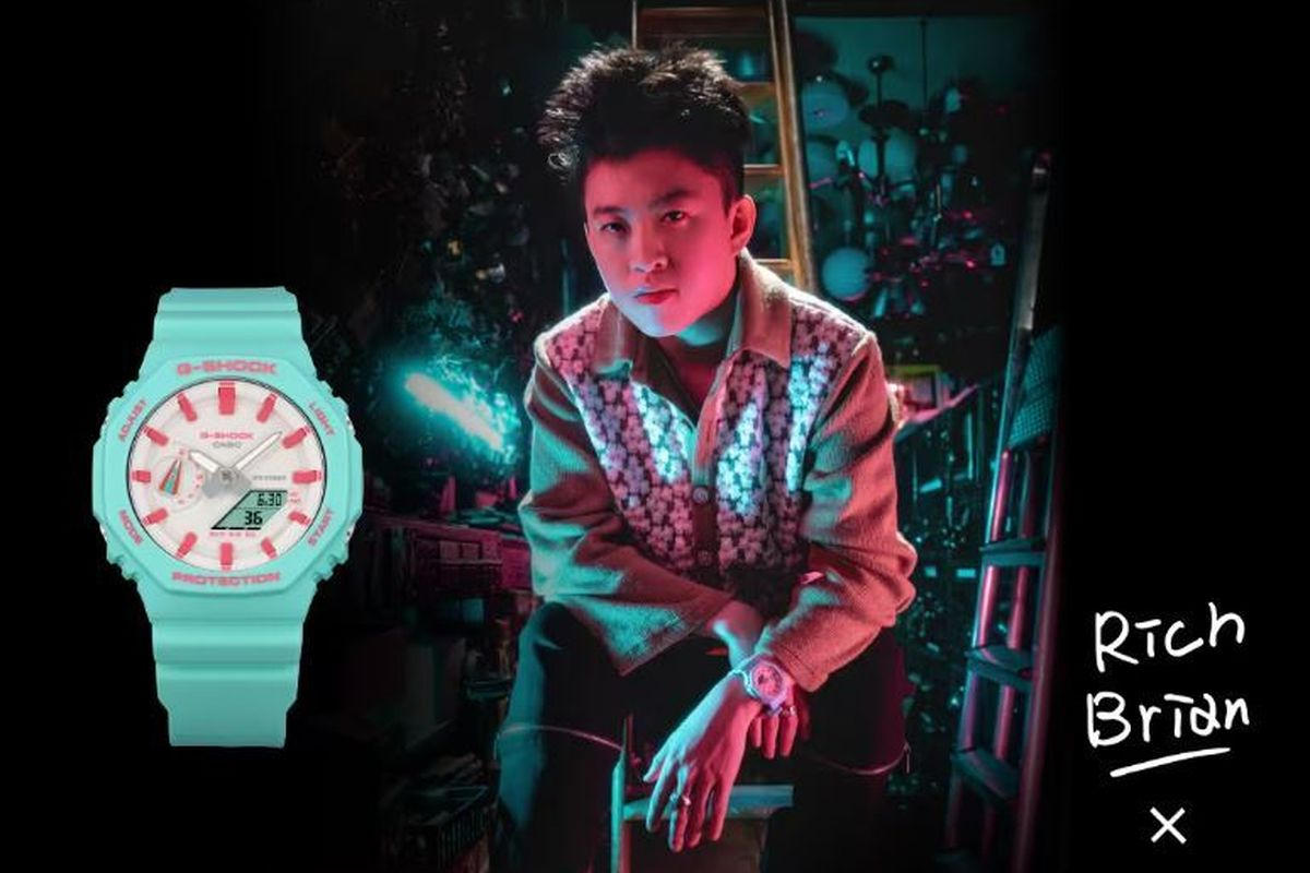 Segera Hadir di Jamtangan.com, G-Shock x Rich Brian GA-2100RB-3A - Blog ...
