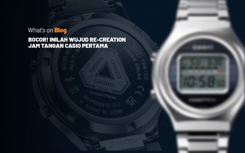 Bocor! Casio TRN-50 Limited Edition Re-creation Jam Tangan Casio ...