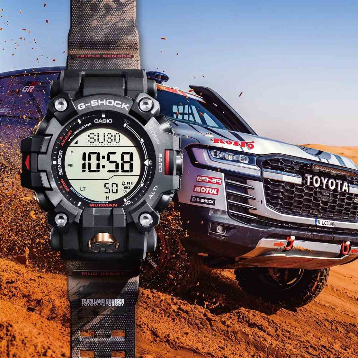 DNA G-Shock Mudman dan Toyota Land Cruiser Bersatu! - Blog Jamtangan.com