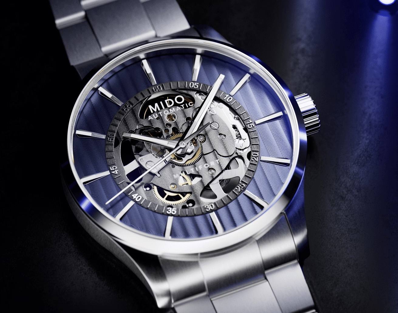Coming Soon: Mido Multifort Skeleton Vertigo Blue Dial - Blog Jamtangan.com