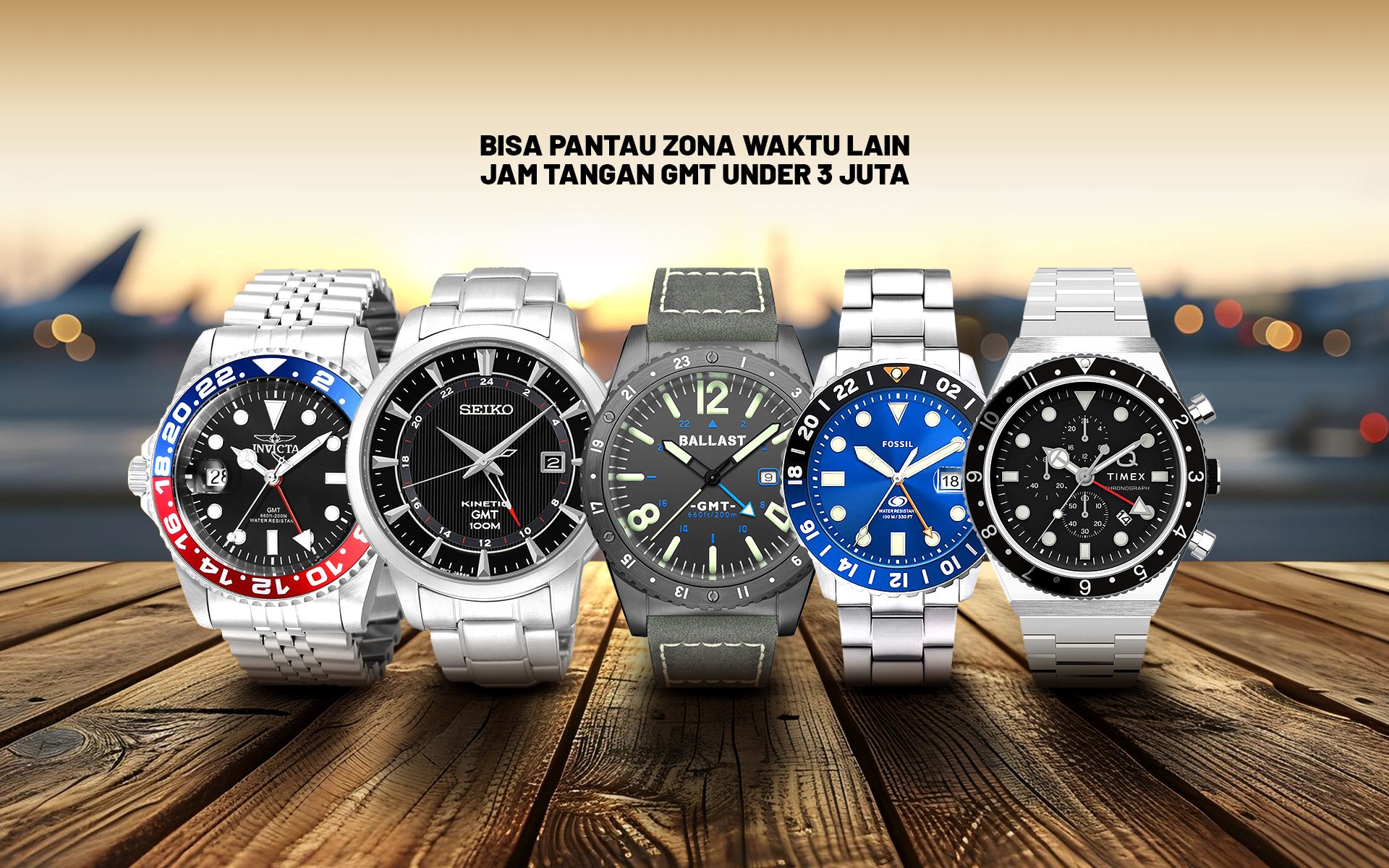 Jelajah Waktu dengan Jam Tangan GMT Under 3 Juta - Blog Jamtangan.com
