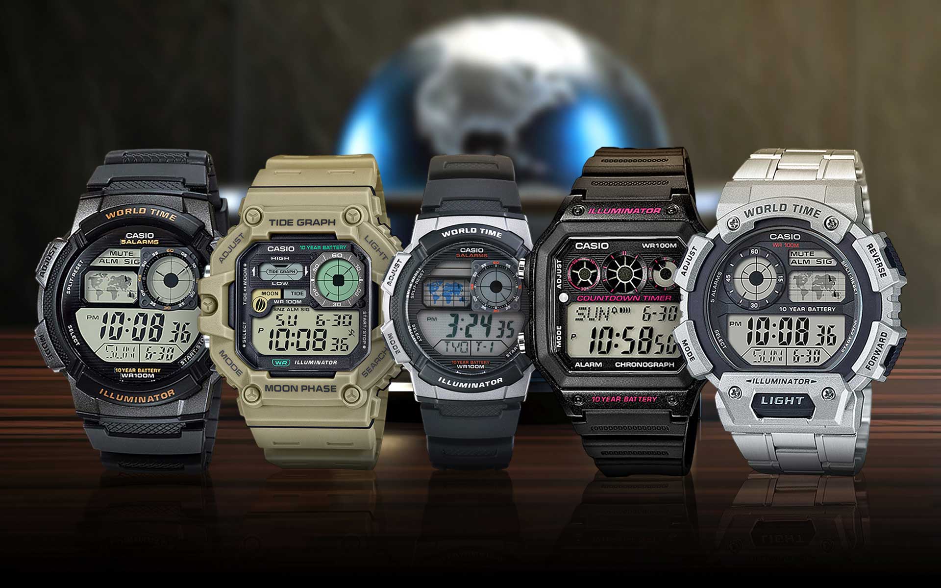 Deretan Jam Tangan Casio World Time Under 600 Ribu - Blog Jamtangan.com