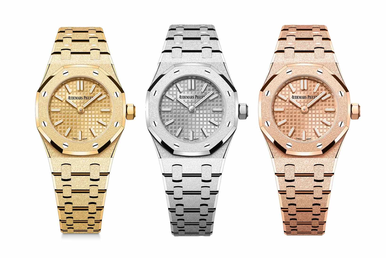 Audemars Piguet Rilis Royal Oak Mini Frosted Gold Quartz dan Frosted Gold Selfwinding - Blog ...