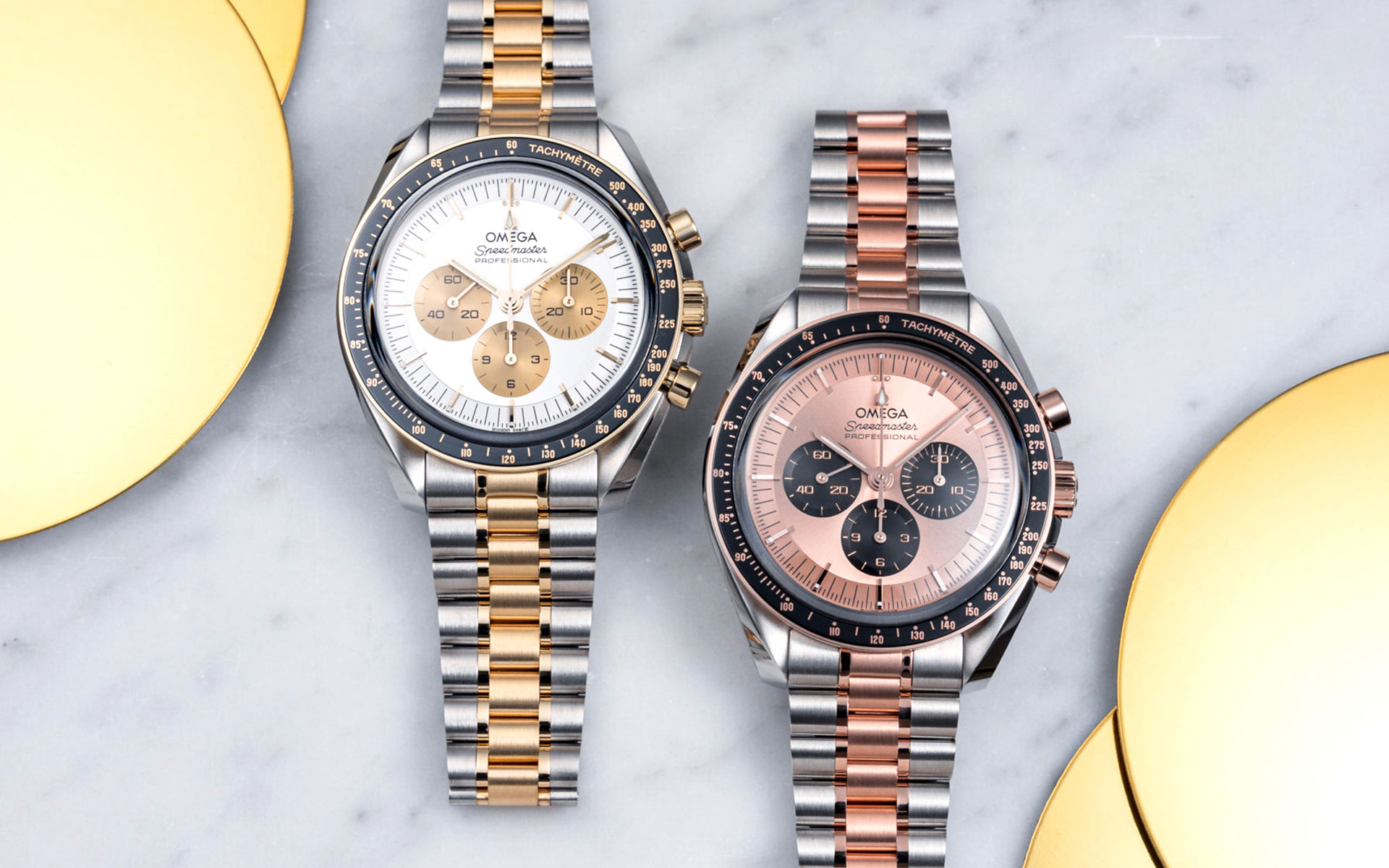 Omega Rilis Dua Jam Tangan Speedmaster Professional Moonwatch Two-Tone ...