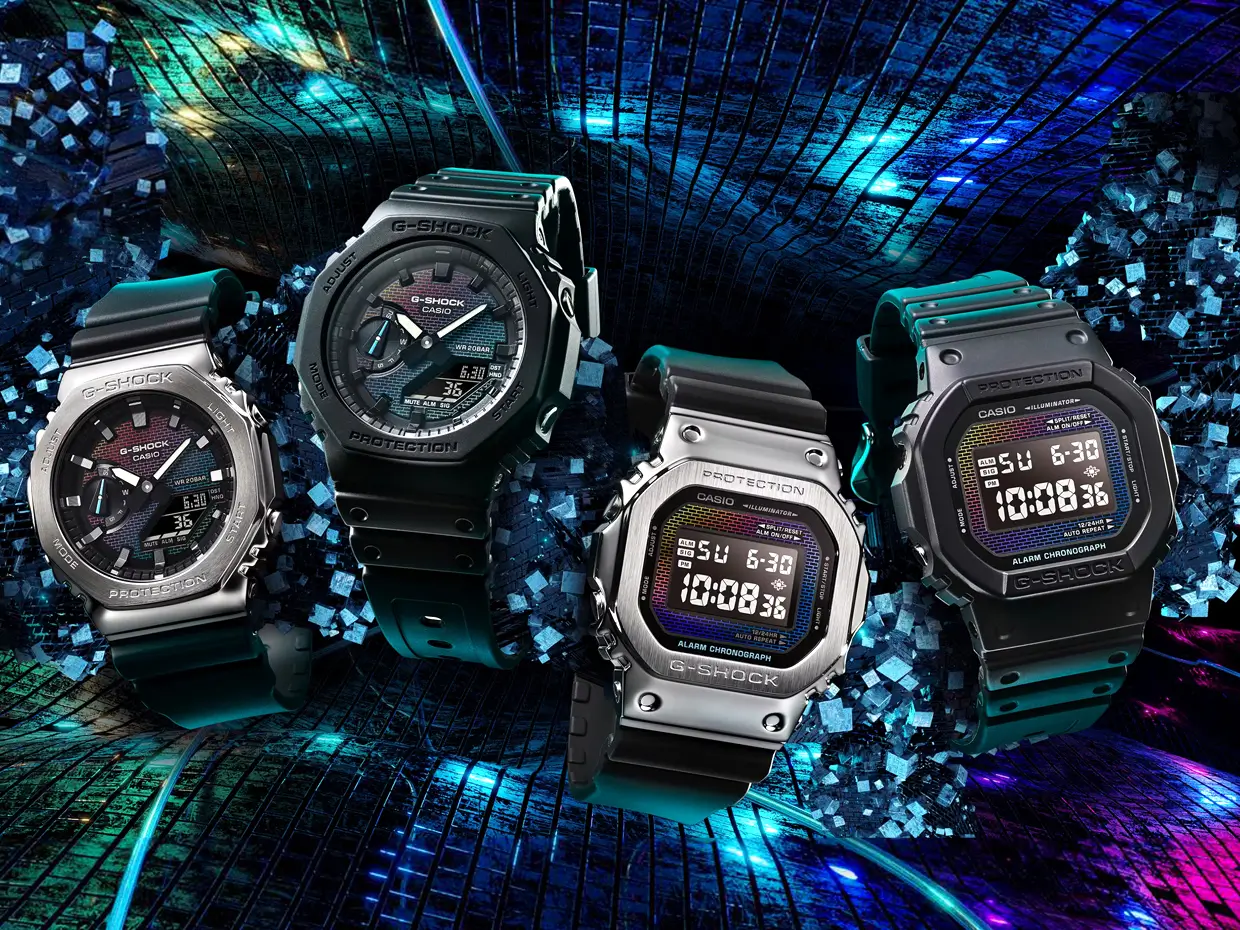 Casio Kenalkan G-Shock Rainbow Brick Wall - Blog Jamtangan.com
