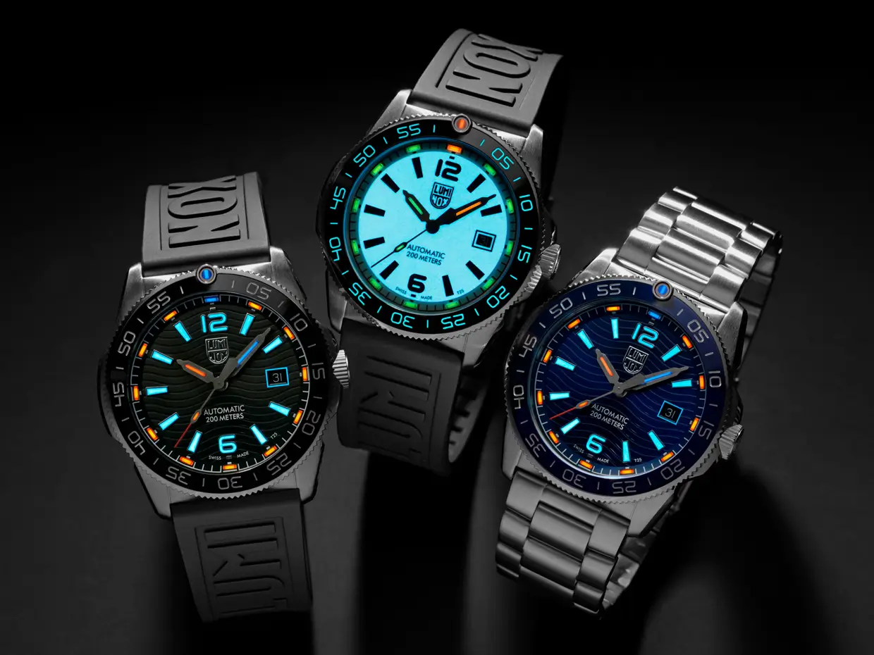 Luminox Pacific Diver Automatic 3100 Series dengan Dial Bergelombang ...