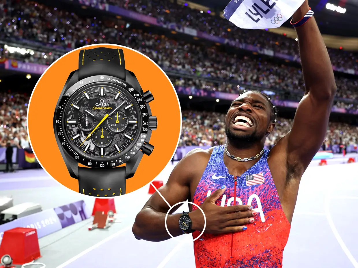 Omega Speedmaster Dark Side of the Moon Dipakai Noah Lyles, Juara Lari ...