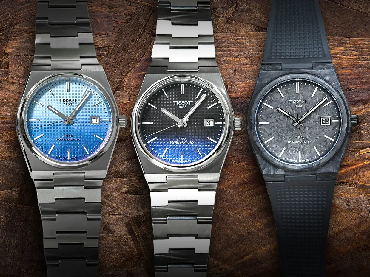 Tissot PRX Powermatic 80 Forged Carbon dan Gradient Dial Dirilis - Blog Jamtangan.com