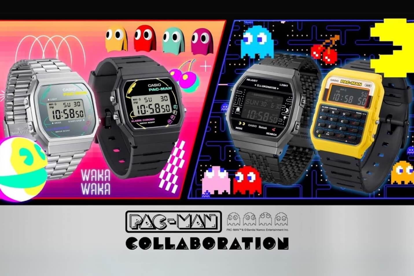 Coming Soon! Casio x PAC-MAN Rilis 4 Jam Tangan: A168WEPC-7A, F-91WPC ...