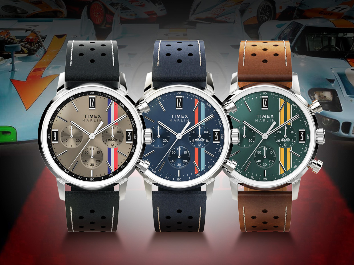 Timex Rilis 3 Marlin Quartz Chronograph Tachymeter Bergaya “Monaco Gulf ...