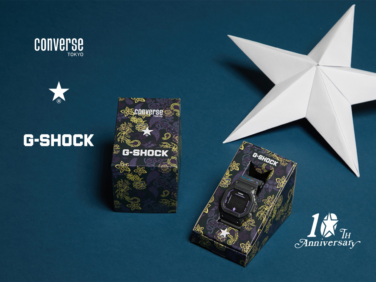 Rayakan Anniversary Ke-10 Tahun, Converse Tokyo Collab dengan G-Shock ...